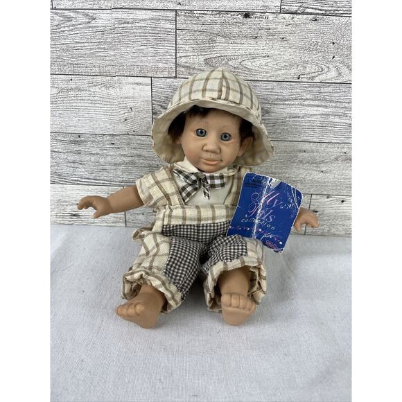 Gigio | Toys | Gigo Toys My Pals Bean Bag Baby Doll 5 Brown Hair Blue ...